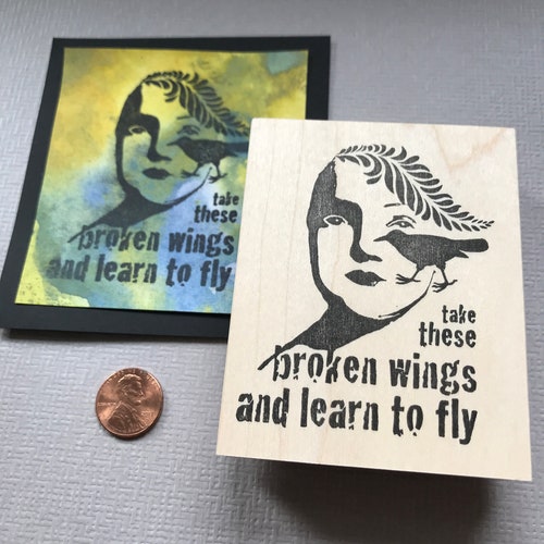 Sacred Place Collage Rubber Stamp Unmounted Rubberstamp EZ - Etsy