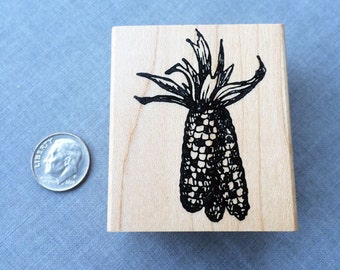 Rubber Stamp Mounted Corn on the Cob Stamp Number 12968 Summer - Etsy