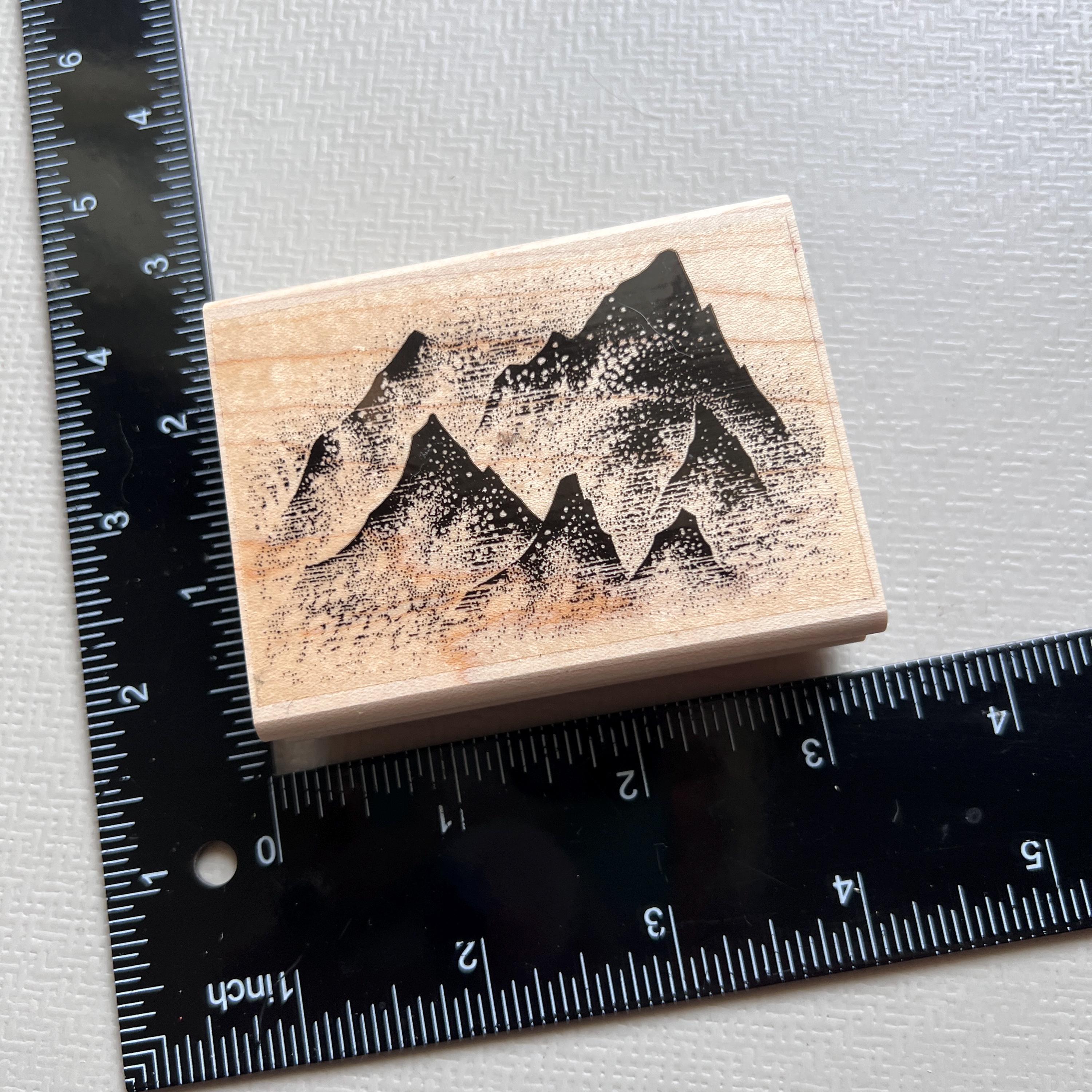 Vintage Stampscapes Outdoor Nature Landscape Scene Rubber Stamps - Etsy