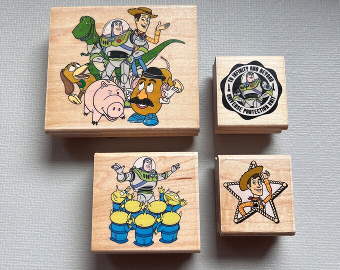 Vintage Rubber Stamp Toy Story From Rubber Stampede - Etsy
