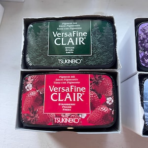 New Colors Versafine Clair Inkpads Tsukineko’s Versa Fine Clair Stamp ...