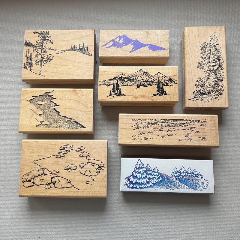 Nature Stamp - Etsy