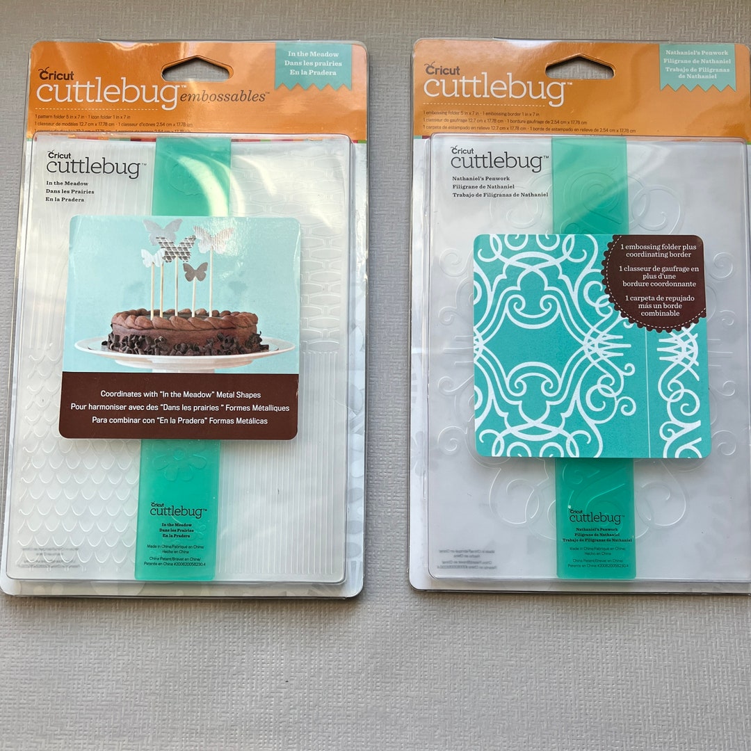Pick Your Cuttlebug Cricut Embossing Folder and Border Craft Supply - Etsy