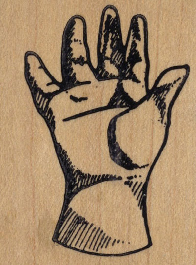 Rubber Stamp Hand - Etsy