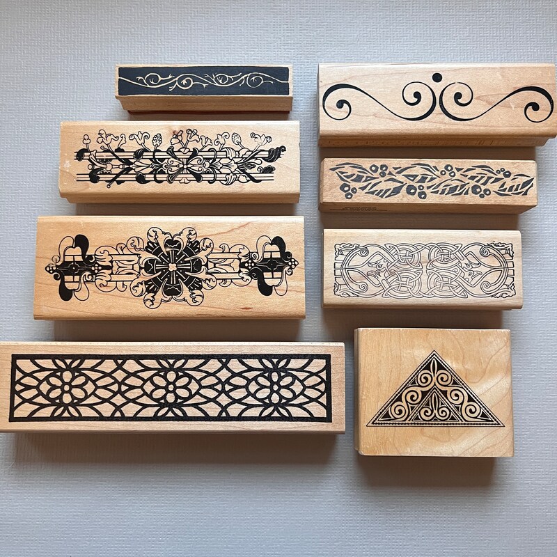 Border Stamp - Etsy