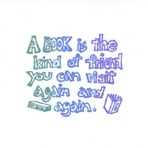 Book Lover Saying Rubber Stamp - Etsy