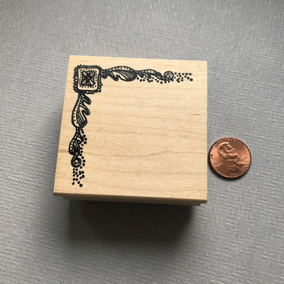 Corner Rubber Stamp Designs