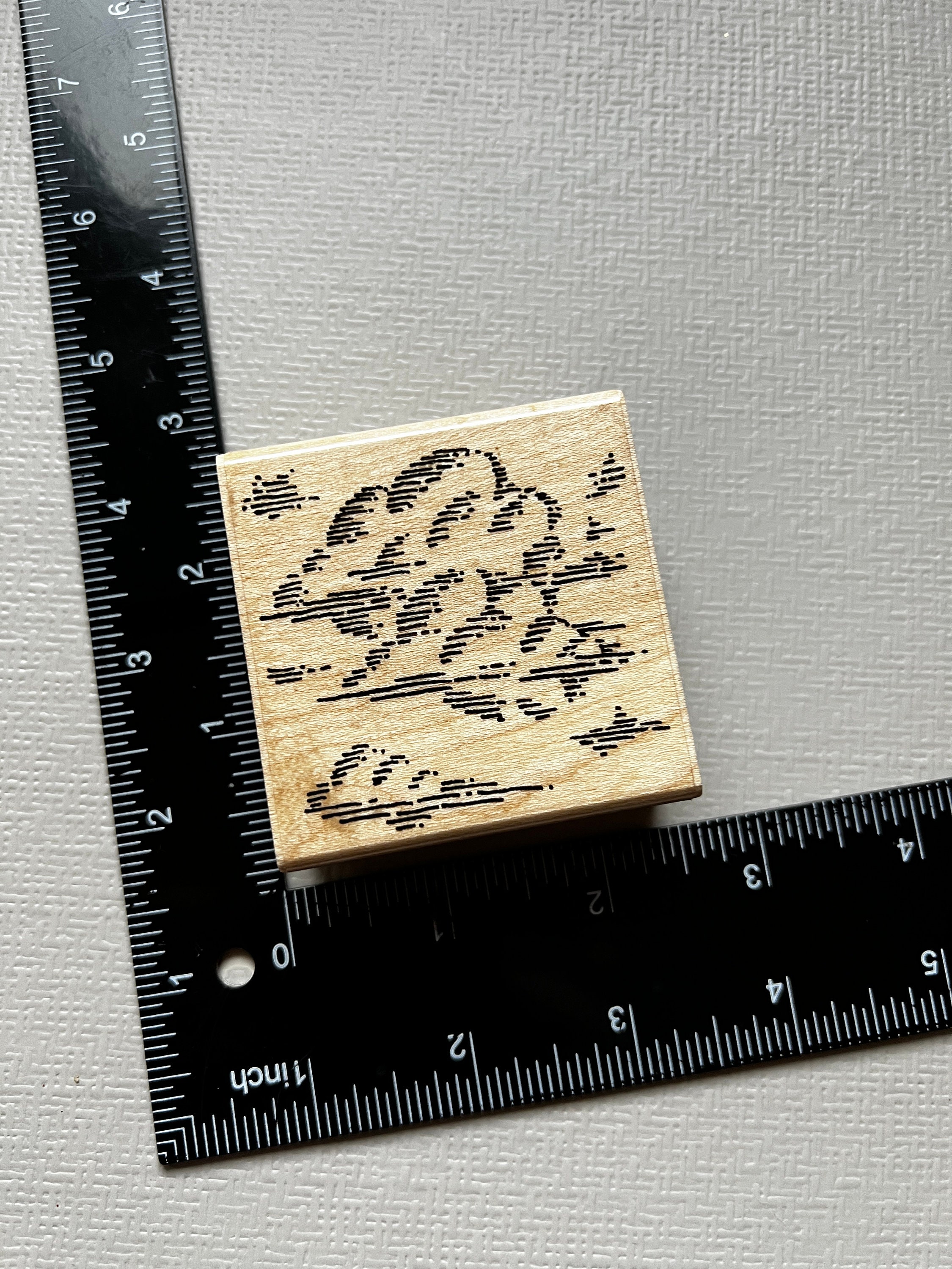 Vintage Rubber Stamp Patterns, Sky and Land From Fun Stamp Company - Etsy