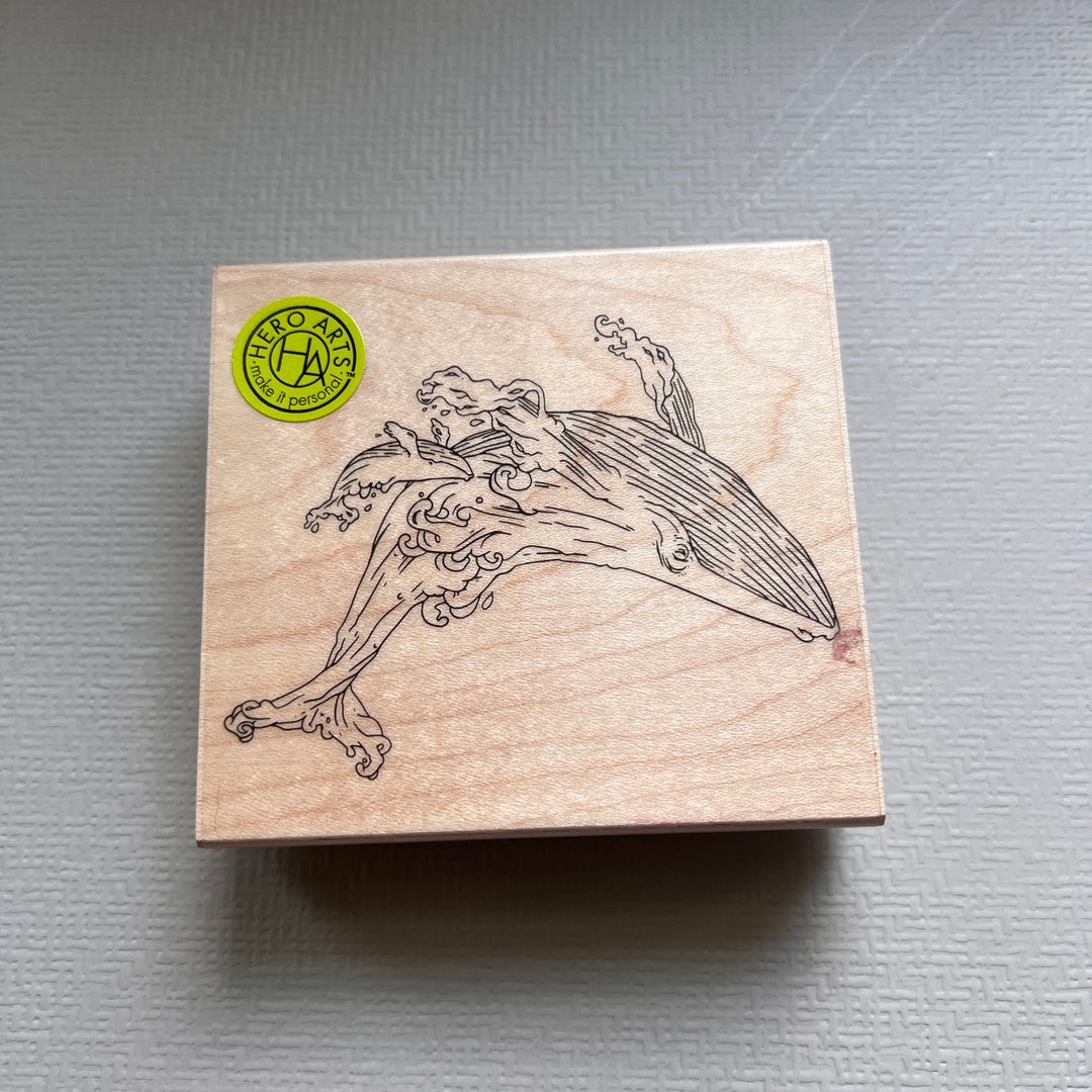 Whale Rubber Stamp Celebrate Earth Whales Rubber Stamp From Hero Arts ...