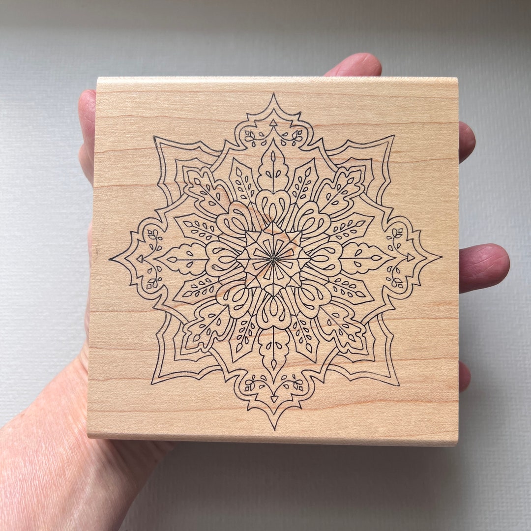 Rubber Stamp Pattern Design Wood Mounted Stamp From Holly Berry House ...