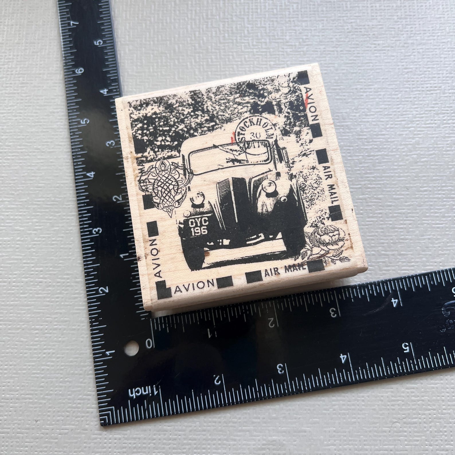 Vintage Rubber Stamp Art Collage Stamps From Stampington and Company - Etsy
