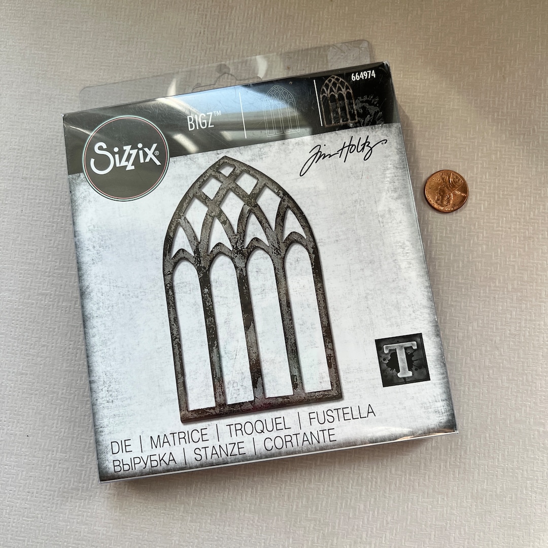 Tim Holtz - Sizzix BIGZ Dies, Cathedral Window - Etsy