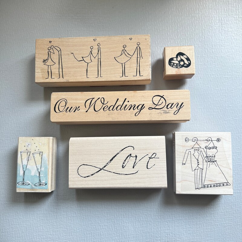 Wedding Rubber Stamp - Etsy