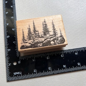 Vintage Stampscapes Outdoor Nature Landscape Scene Rubber Stamps - Etsy