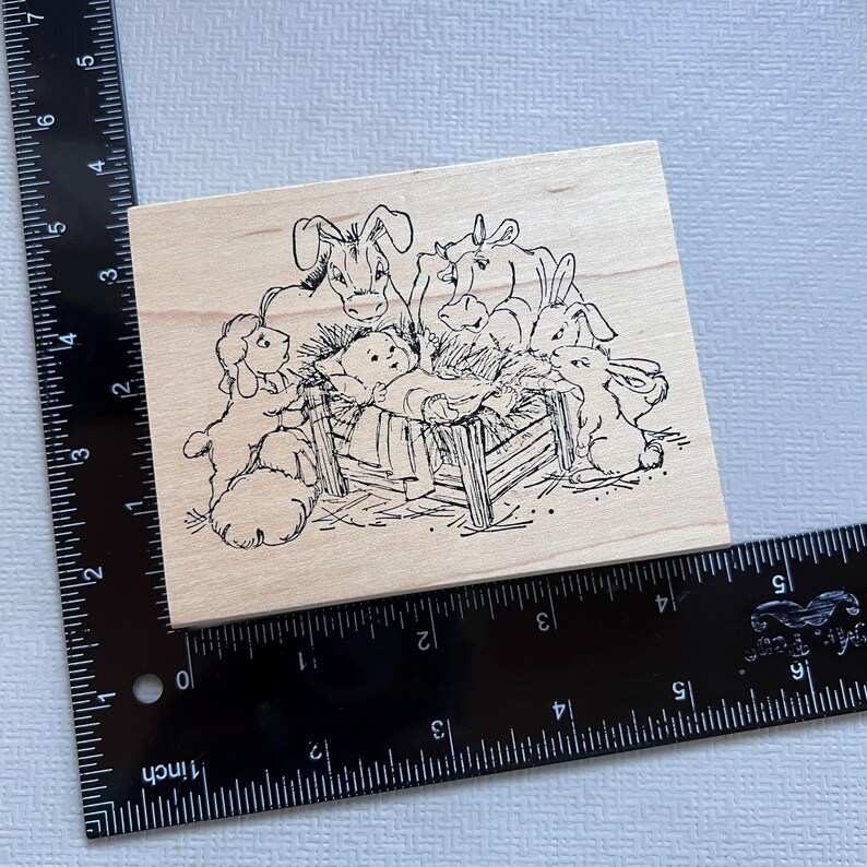 Vintage Rubber Stamps Christmas, Nativity, Santa, or Nutcracker - Etsy