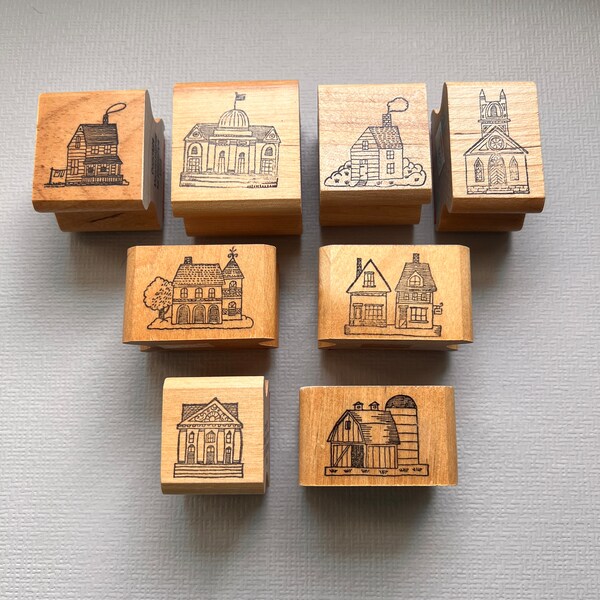 House Stamp - Etsy