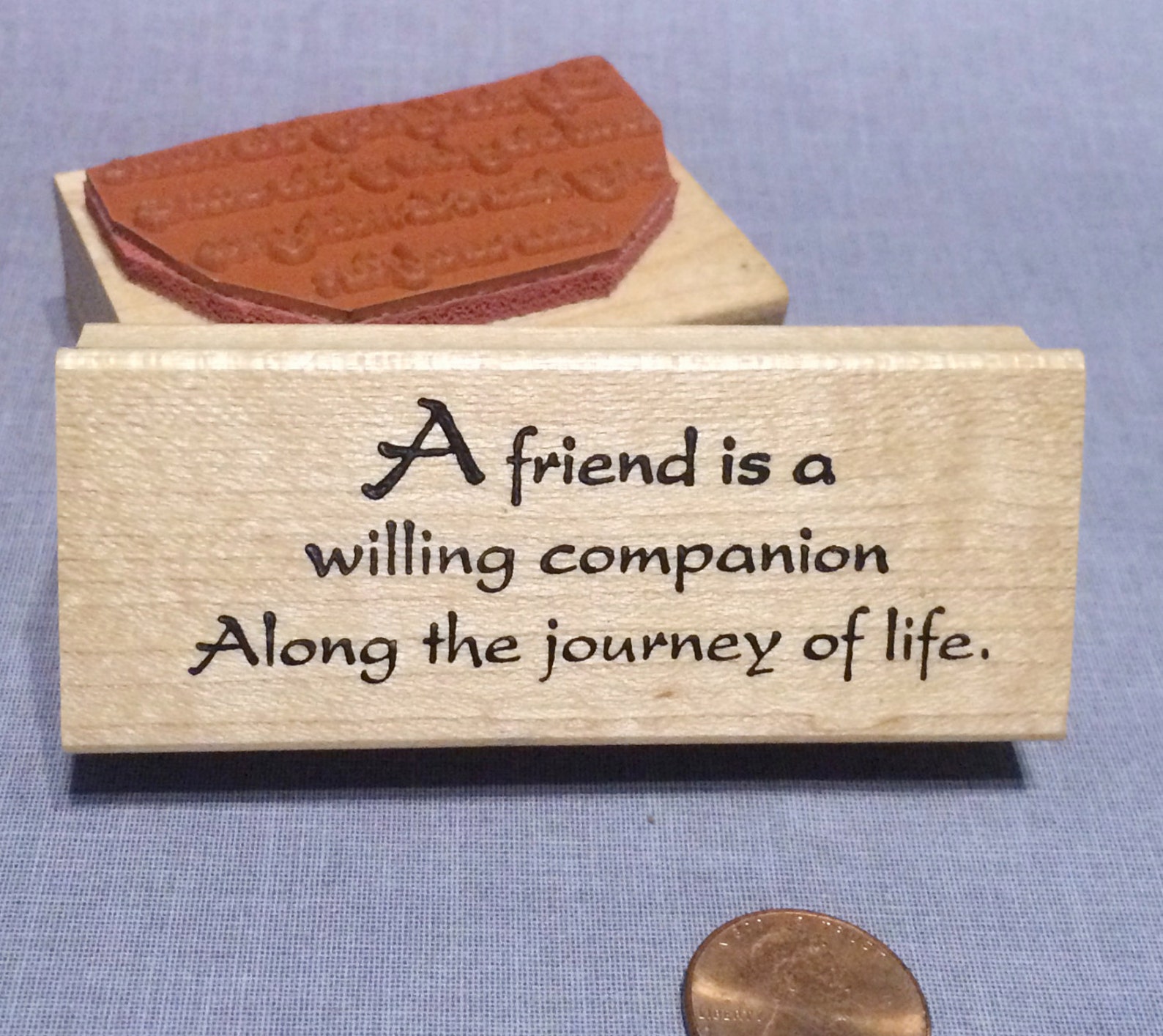 Friendship Rubber Stamp - Etsy