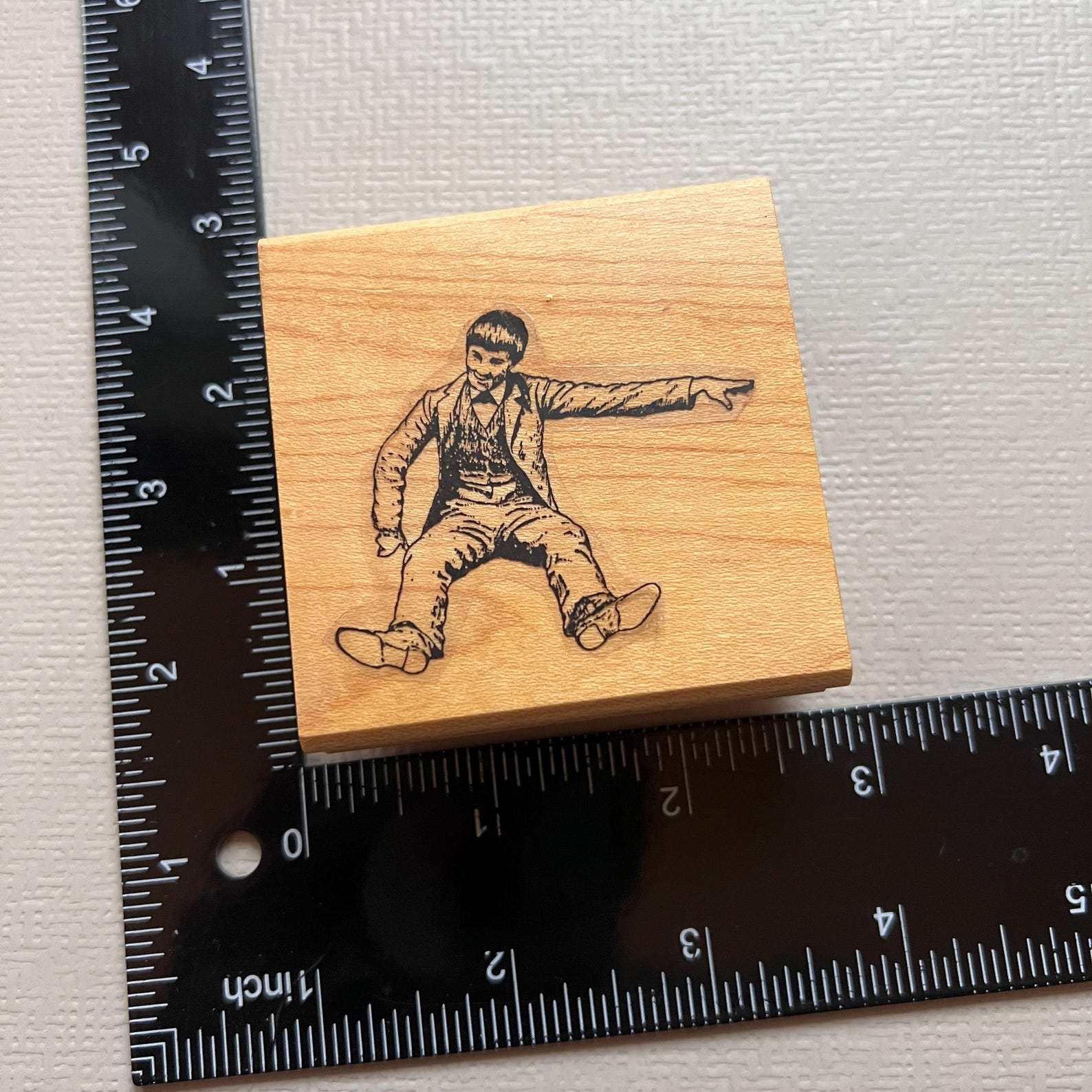 Vintage Rubber Stamps Funny and Strange Men Wood Mounted Stamps - Etsy