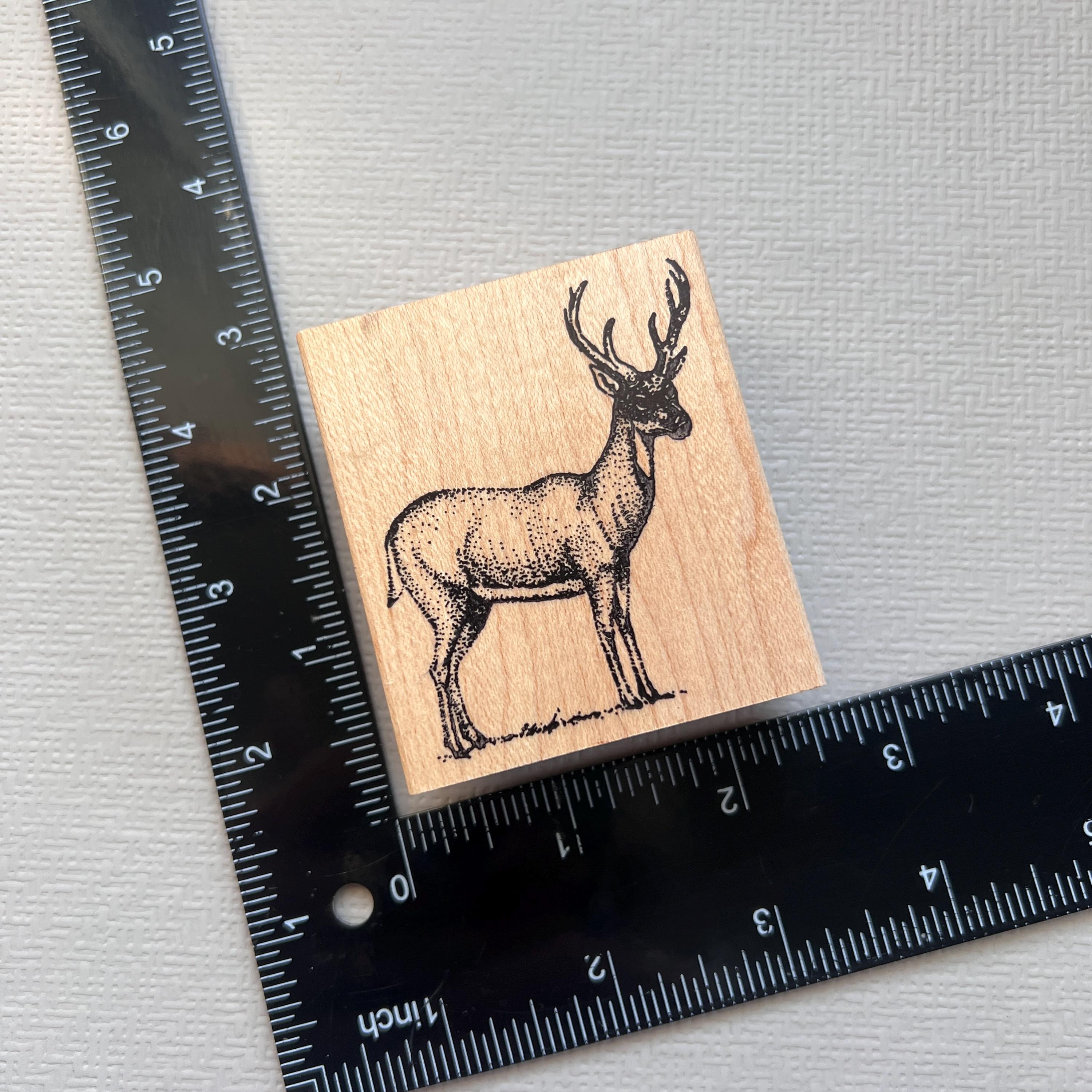 Vintage Pick Your Animal Deer or Horse Wood Mounted Stamps - Etsy