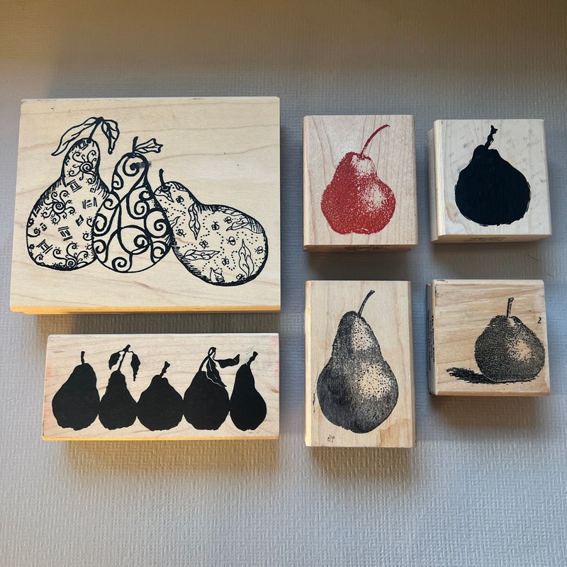 Fruit Rubber Stamp - Etsy