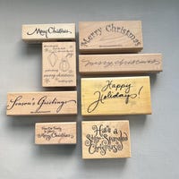 Christmas Stamps Set Snowman, Tag to From, Holiday Gift Tag Stamp ...