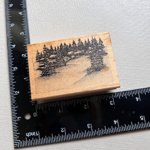 Vintage Stampscapes Outdoor Nature Landscape Scene Rubber Stamps - Etsy