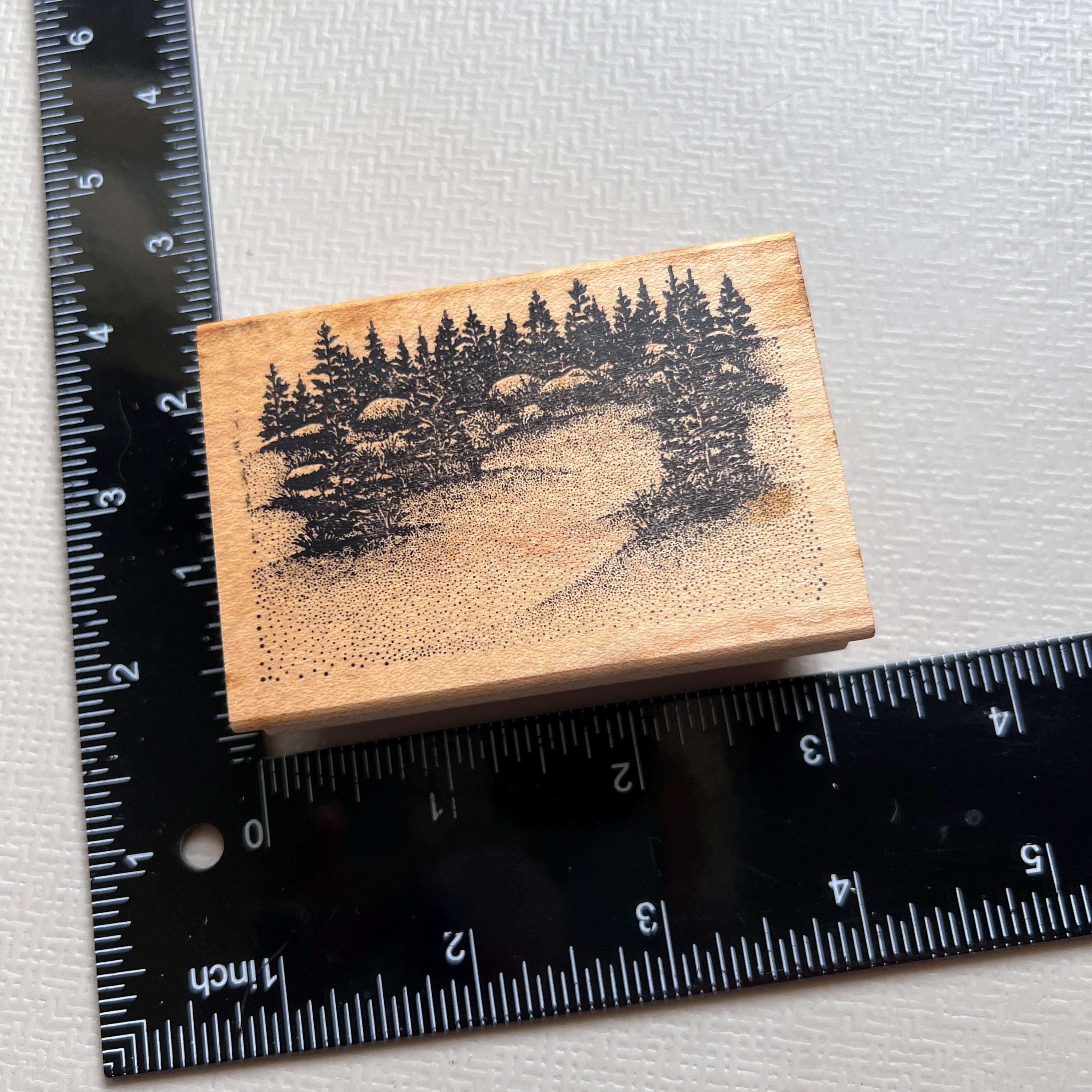 Vintage Stampscapes Outdoor Nature Landscape Scene Rubber Stamps - Etsy