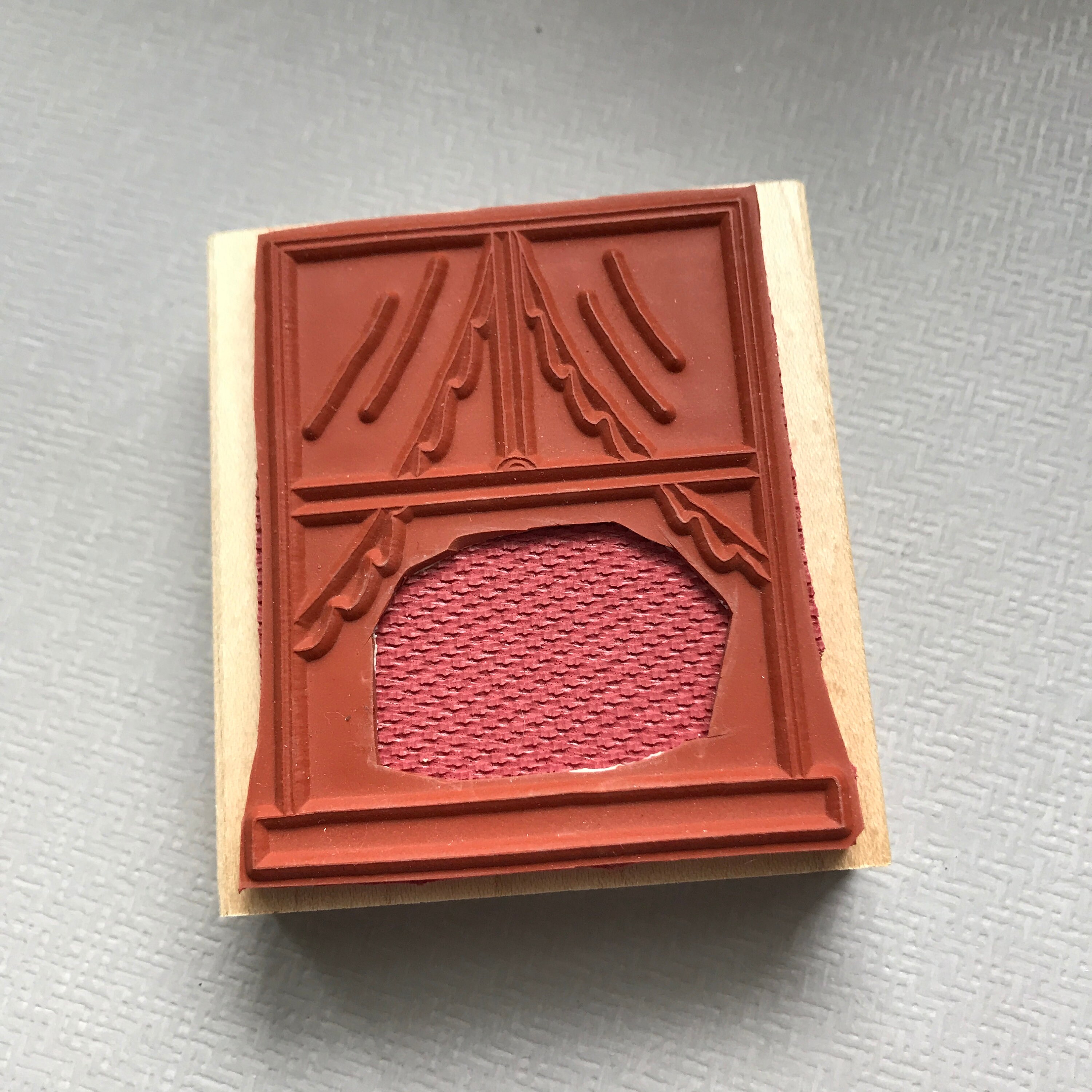 Window Rubber Stamp - Etsy
