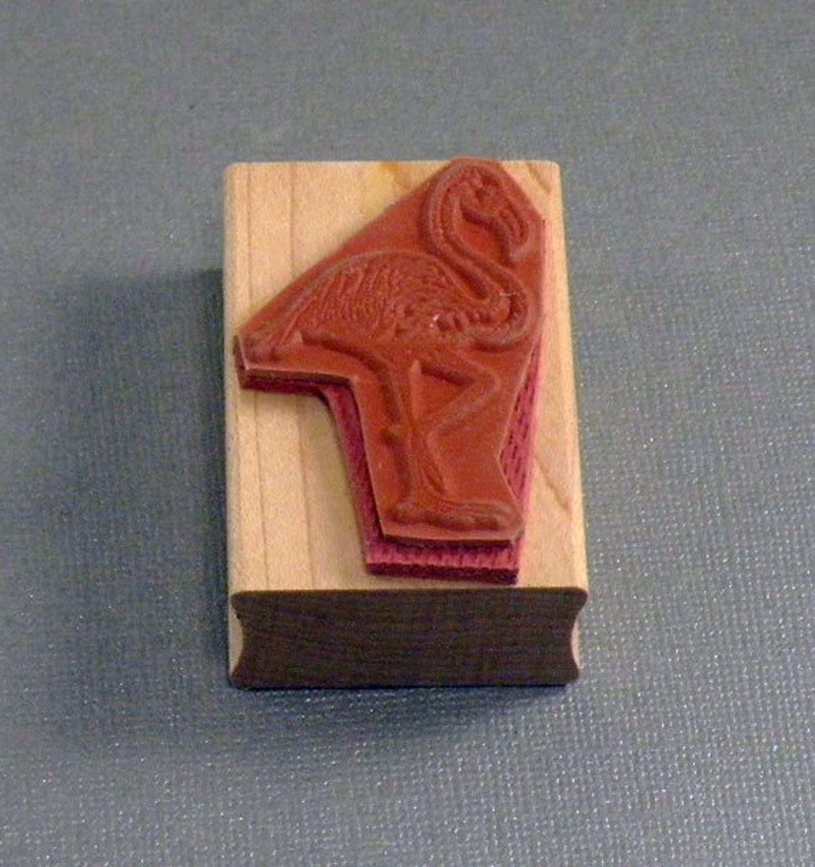 Rubber Stamp Flamingo - Etsy
