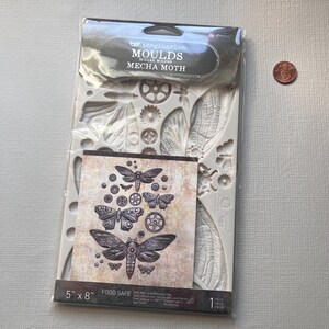Prima Redesign Decor Moulds® – Finnabair Mould Mecha Moth Insecta ...