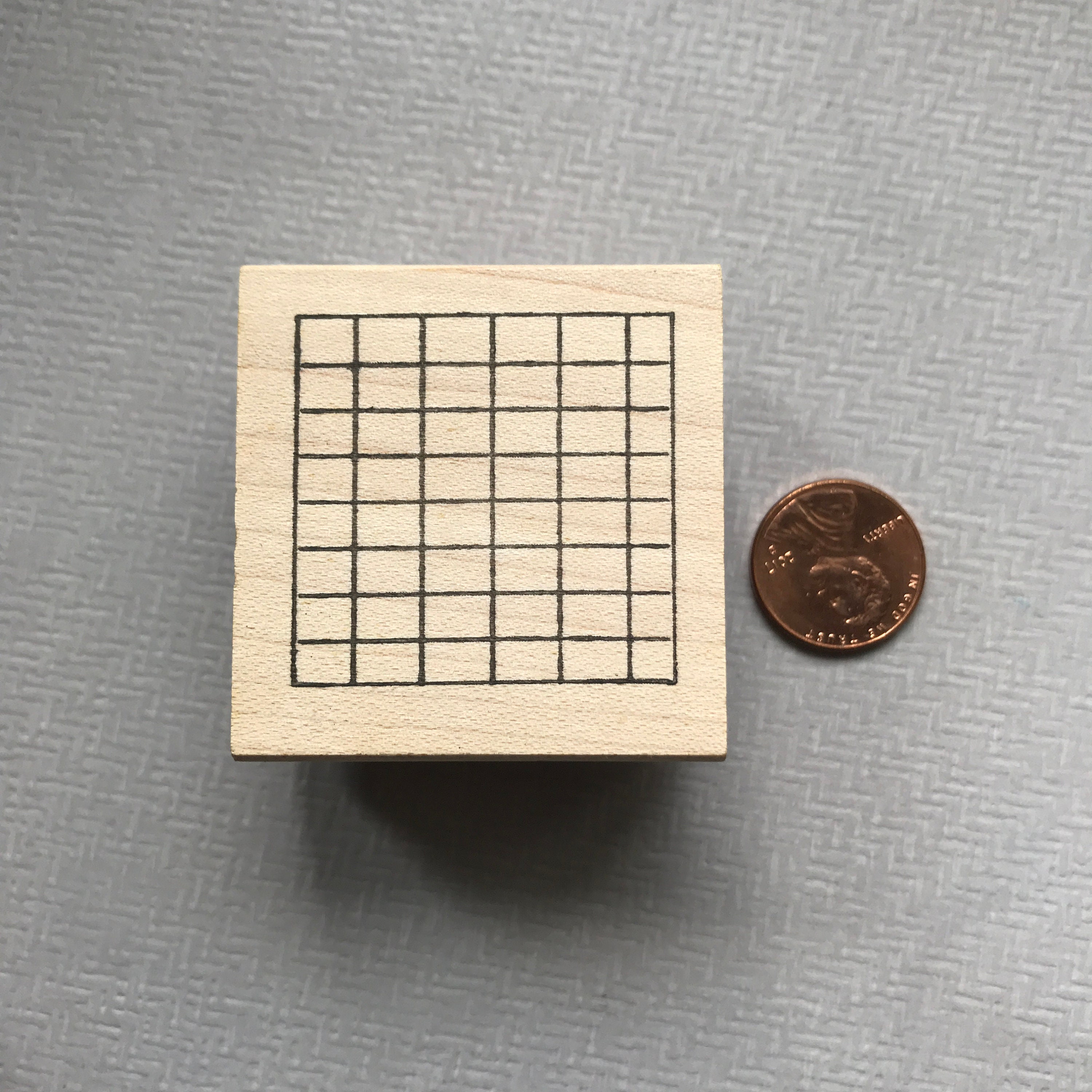 Grid Background Rubber Stamp | Etsy