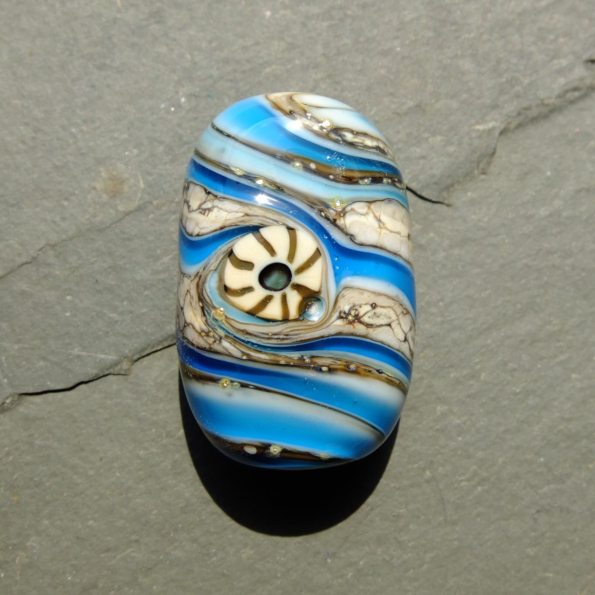 Orkney Lampwork Focal Bead | Etsy