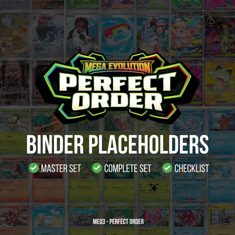 Perfect Order Binder - Etsy