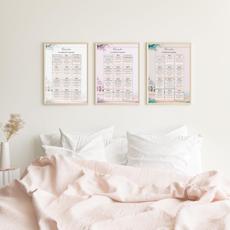 Ramadan Daily Dhikr Planner | Guided Zikr Calendar (printable PDF A4 ...