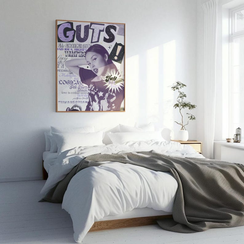 Olivia Rodrigo GUTS Tour Poster | Concert Wall Art | Official Tour ...