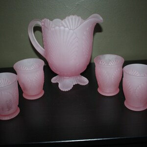 Vintage 1910s 1920s RARE Mosser Beaded Shell Dugan Pattern Lemonade Set ...