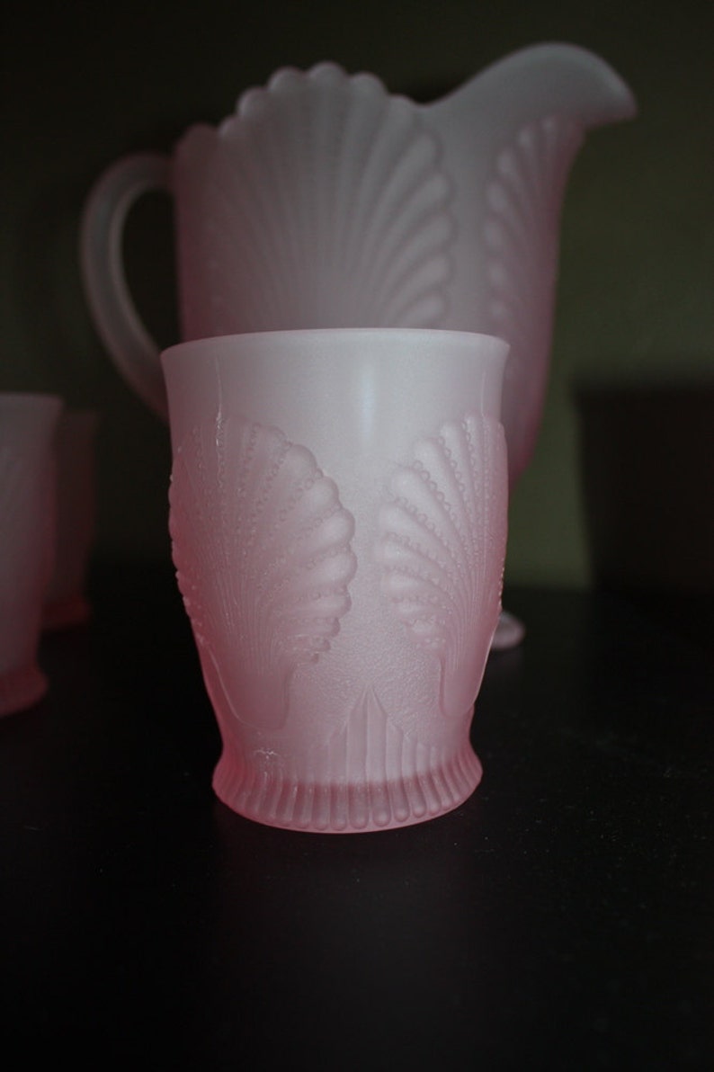 Vintage 1910s 1920s RARE Mosser Beaded Shell Dugan Pattern Lemonade Set ...