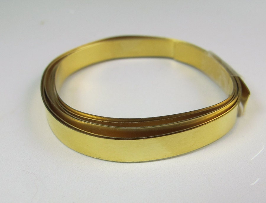 Brass Bezel Wire Handmade 8mm wide 30g 3 feet length | Etsy