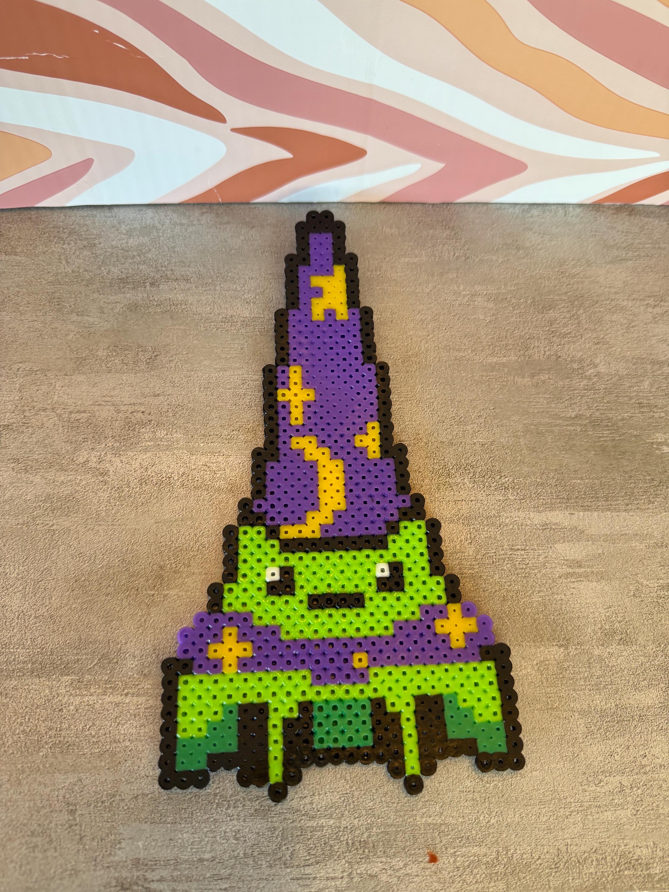 Frog Wizard Perler / Frog Perler / Frog Fuse Bead / Rave Accesories ...