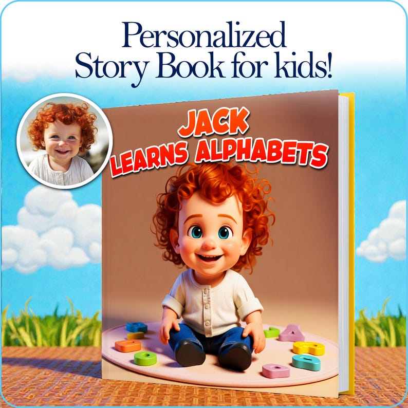 Personalized ABC Book for Toddlers - Custom Name Alphabet Learning ...