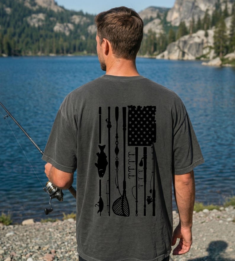 Reel Cool Dad Tshirt for Fishing Lover Outdoor Angler Tshirt Fathers ...