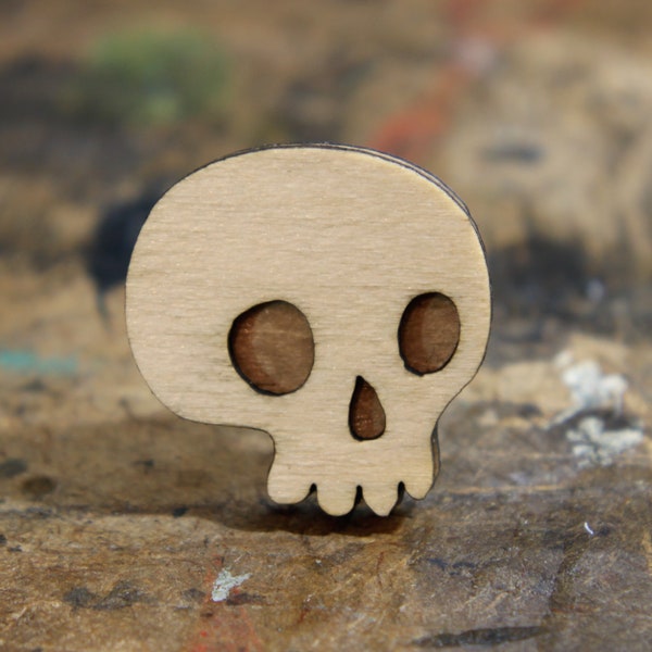 Skull Brooch - Etsy