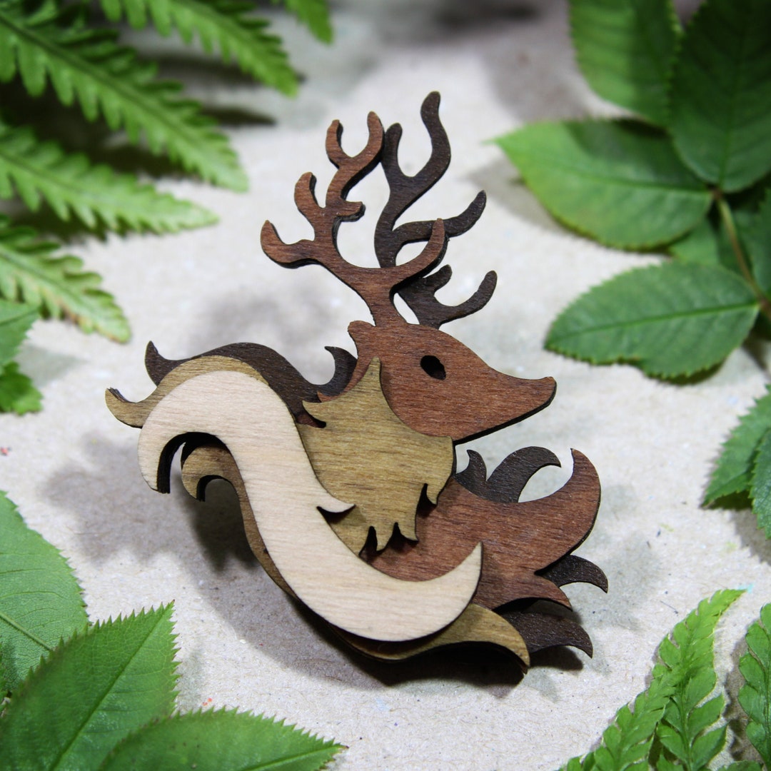 Stag Brooch - Woodland Collection - Etsy UK
