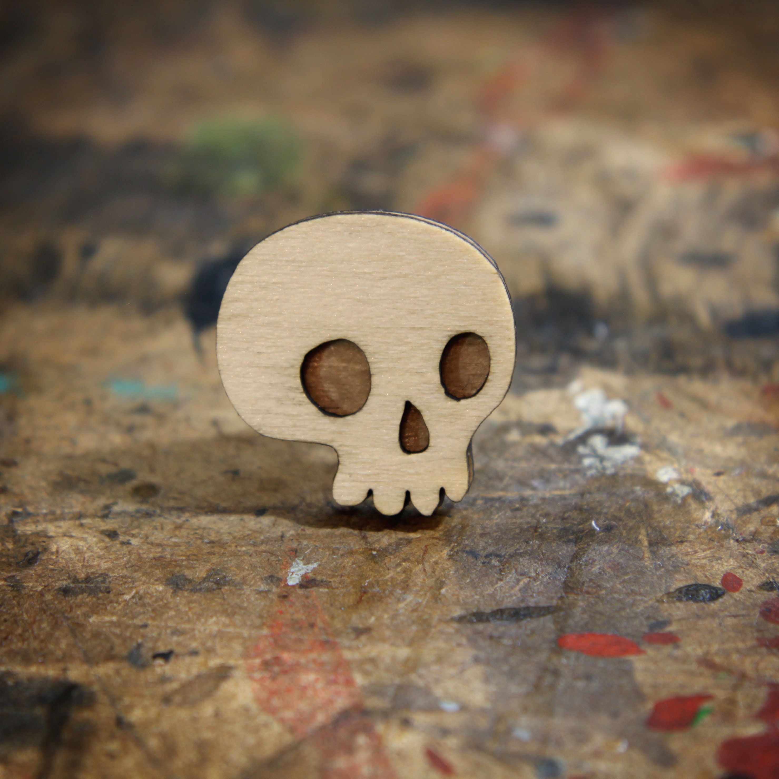 Mini Skull Brooch Skelly Collection - Etsy
