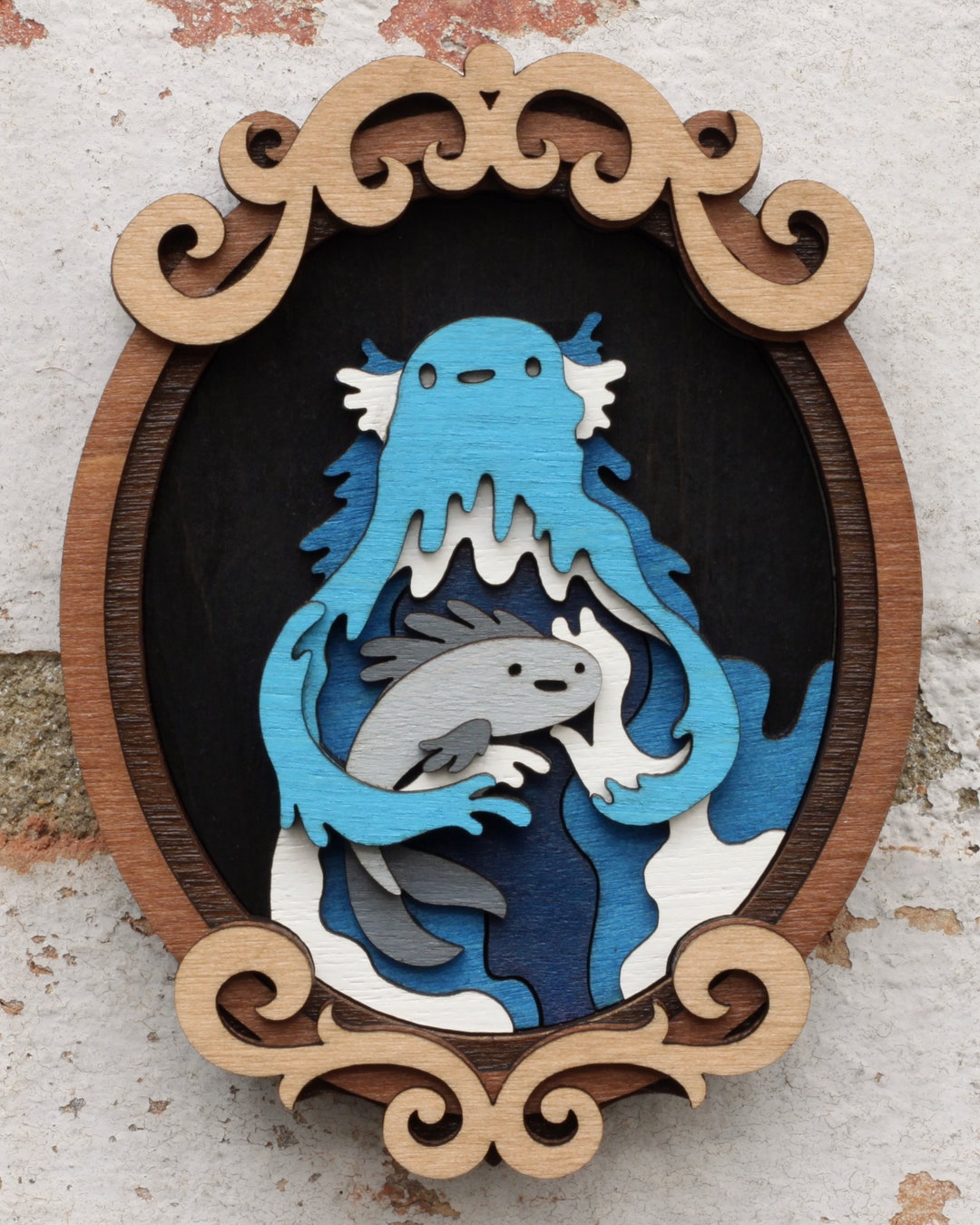 Water Elemental and Fish Friend - Etsy