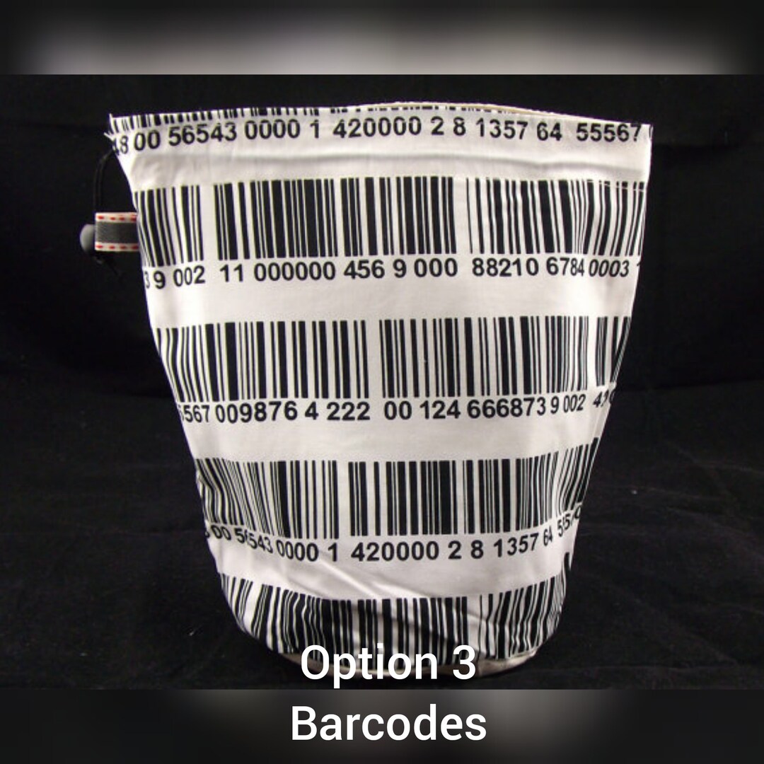 Regular Size Only Barcode Project Bag for Knitting Crochet - Etsy New ...