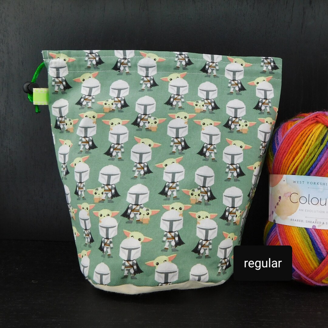 Regular Size Only Mini Mando Project Bag for Knitting/crochet/crafts - Etsy