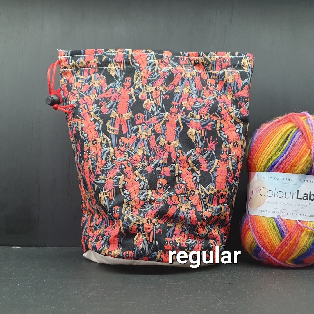 Regular Only Deadp00l Project Bag for Knitting/crochet/crafts - Etsy