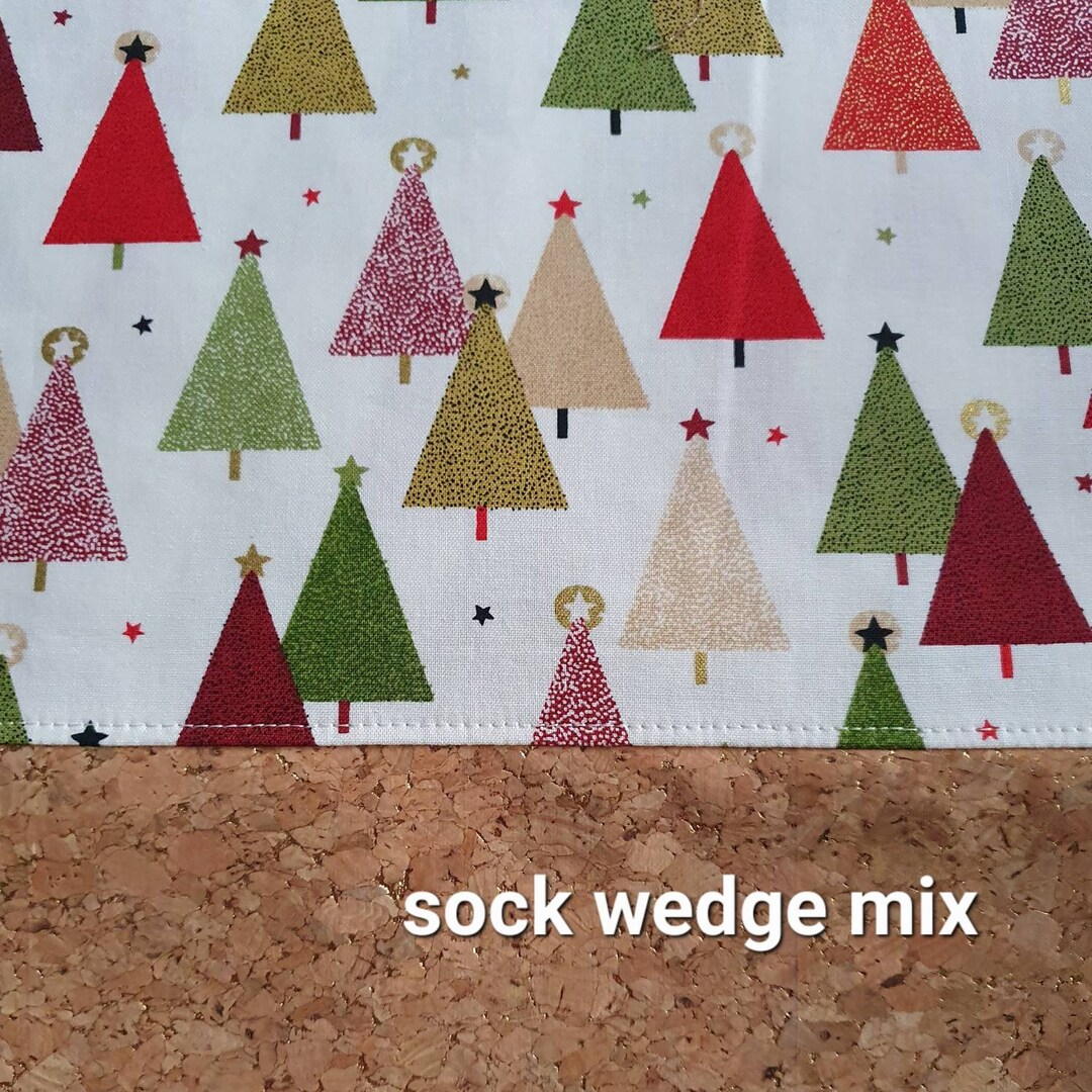 Wedge Size Only Christmas Trees Project Bags for Knitting Crochet ...