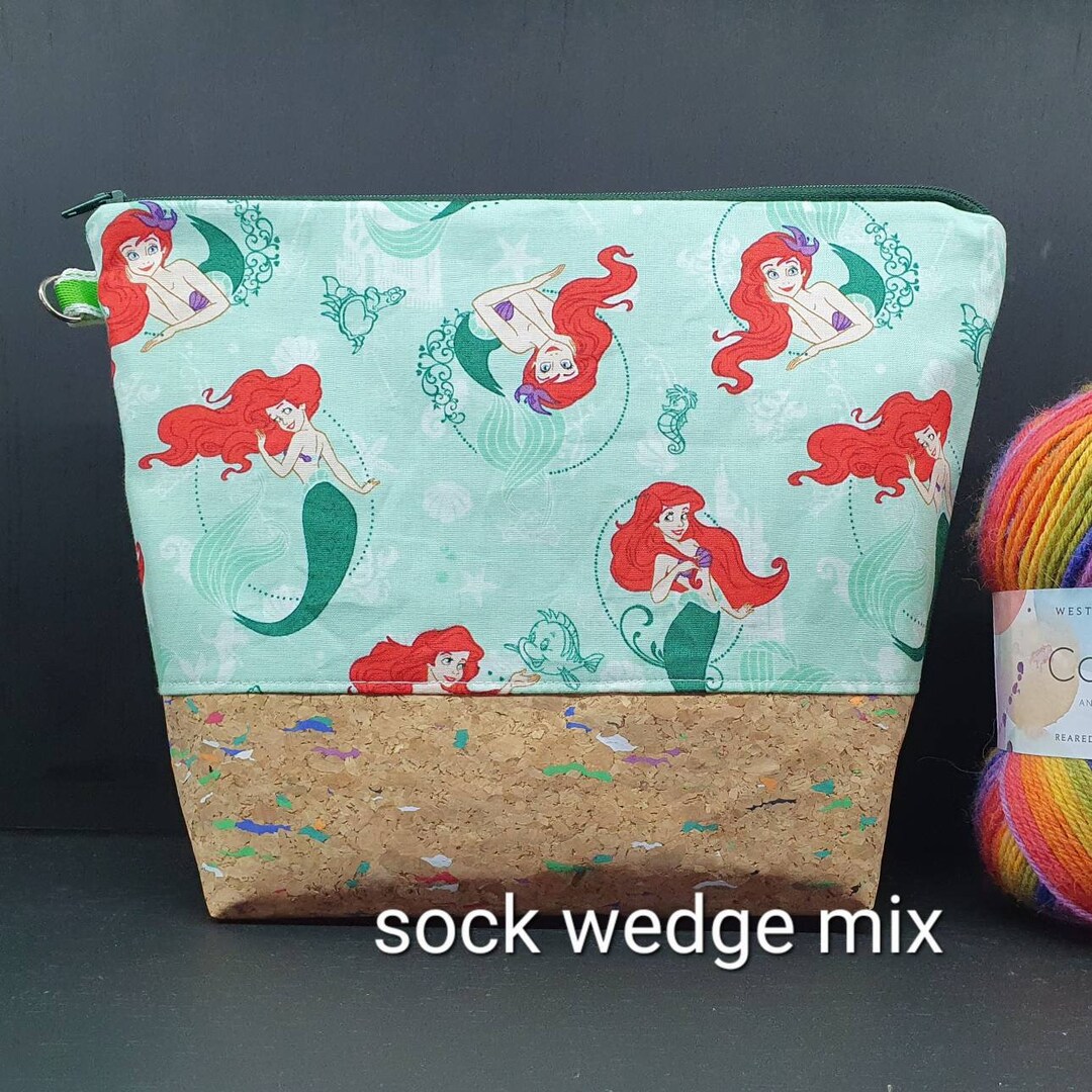 Sock Wedge Mix Ariel Project Bag for Knitting/crochet/crafts - Etsy